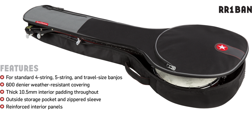 Banjo Gig Bag Padded | Road Runner RR1BAN | Avenue Series