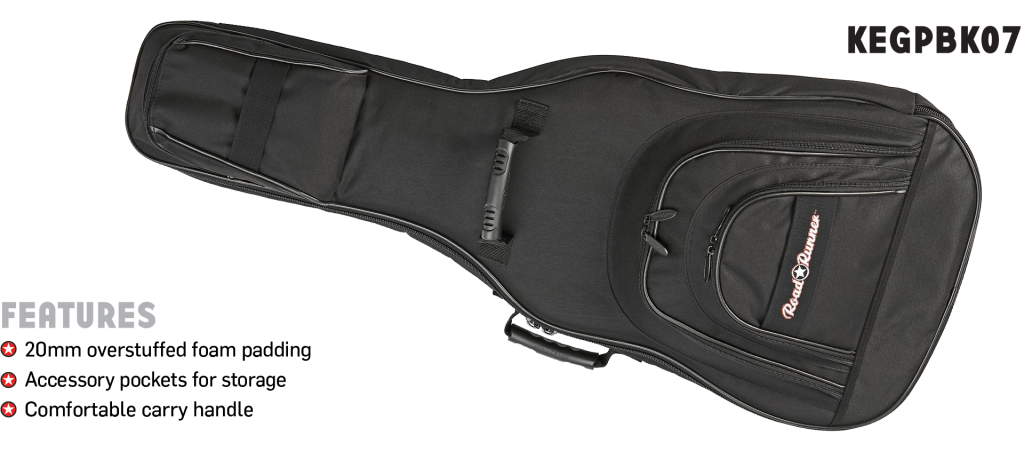 Road Runner Roadster Electric Guitar Gig Bag KEGPBK07