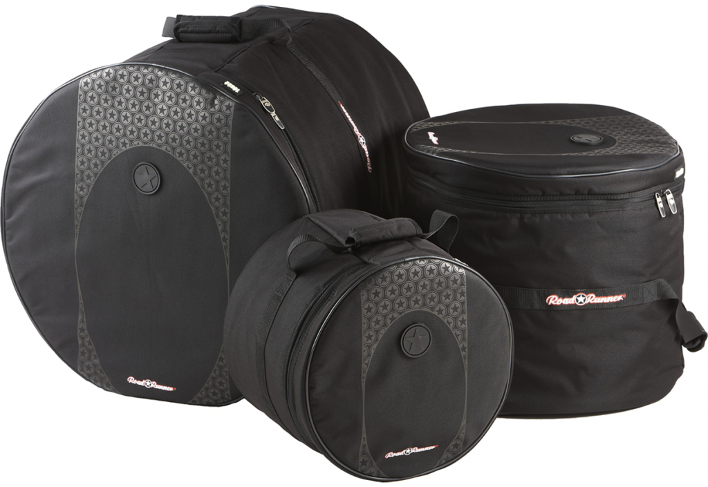 Road Runner Touring 3-Piece Drum Gig Bag Set RDBS1